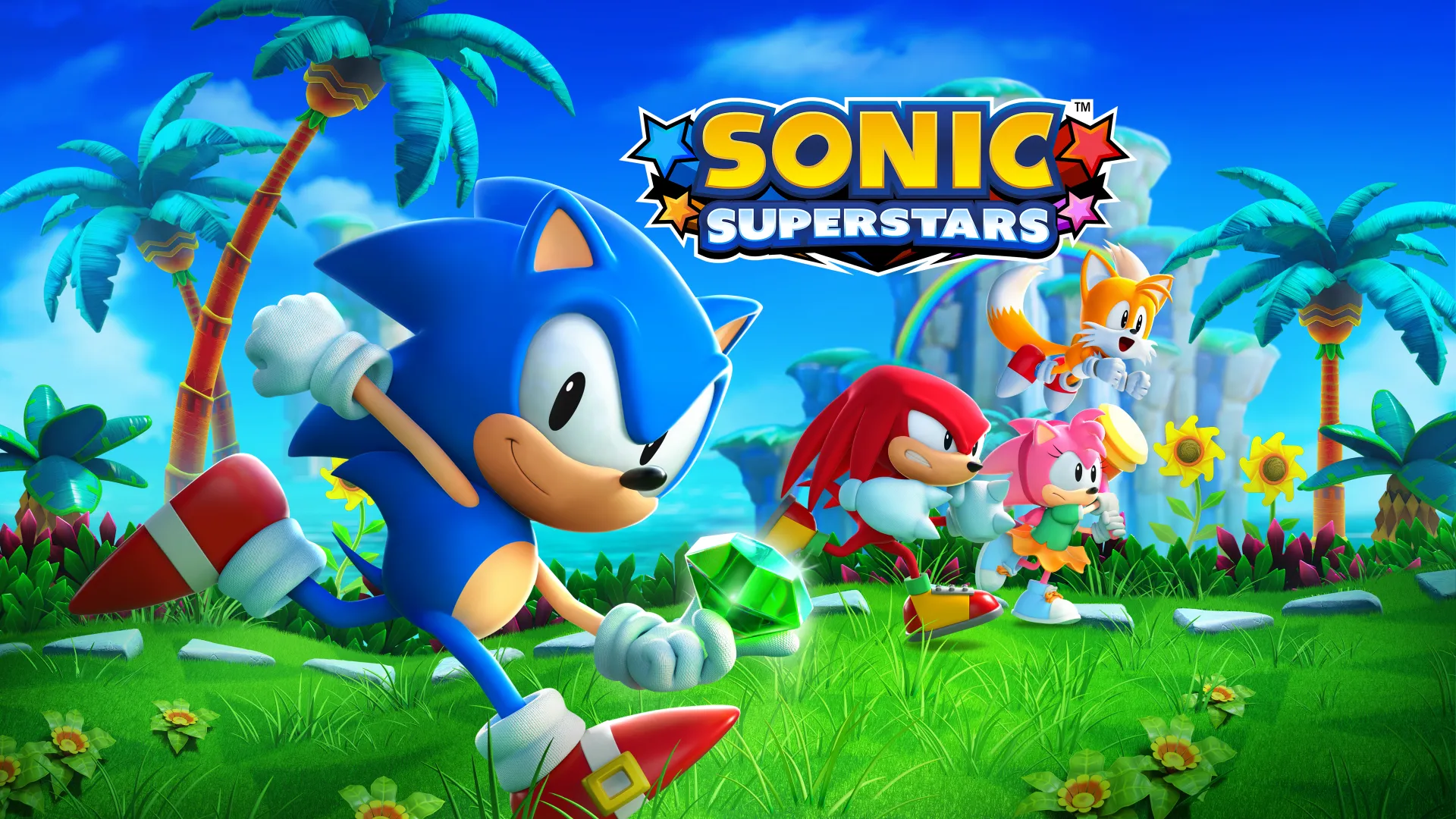 sonic with sega logo