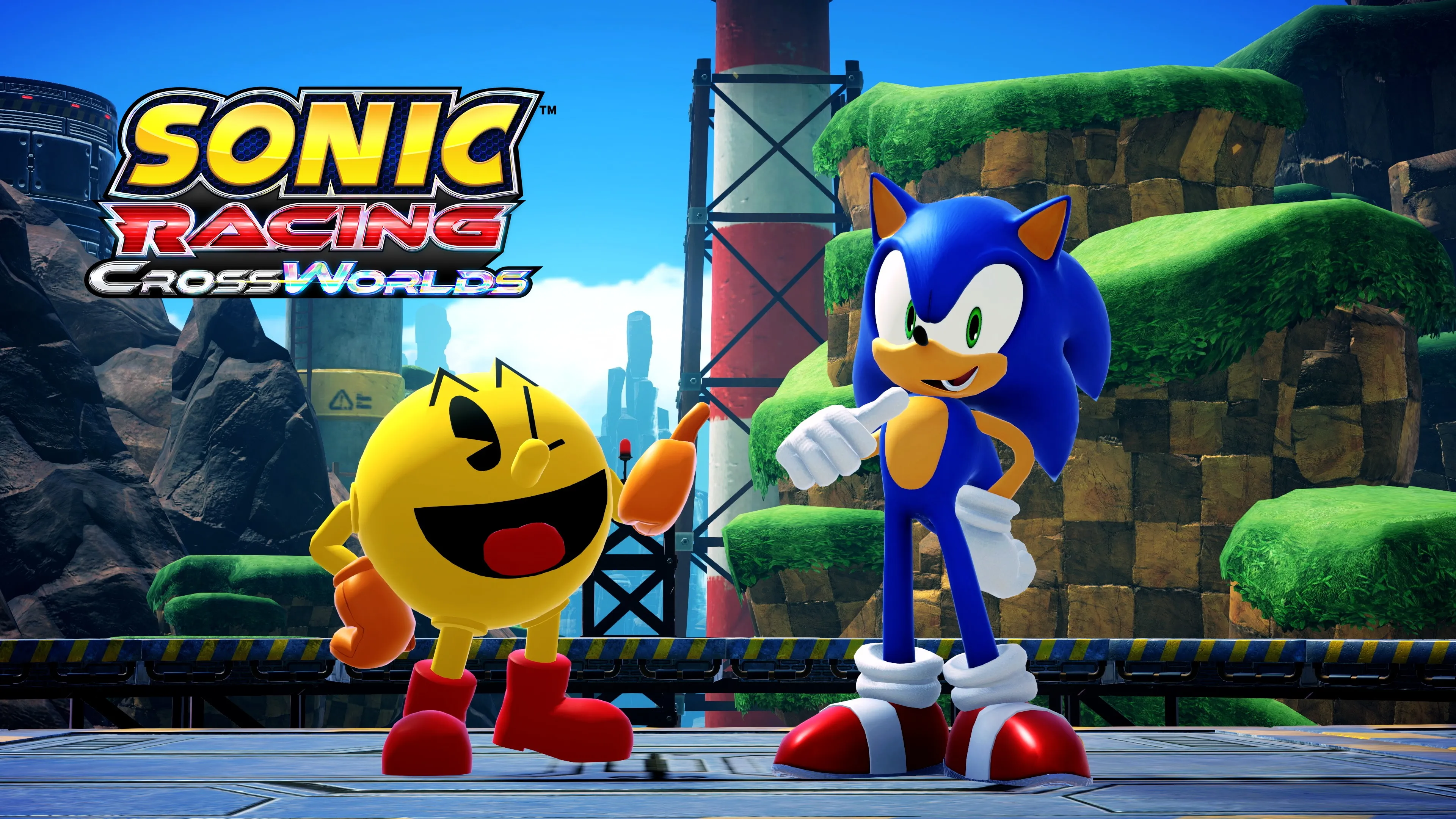 PAC-MAN SE UNE AL EQUIPO DE SONIC RACING: CROSSWORLDS | SEGA